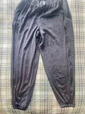 SKIMS | Pants & Jumpsuits | Skims Black Velour Joggers | Poshmark